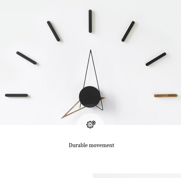 Backdrop Decor Wooden Wall Clock