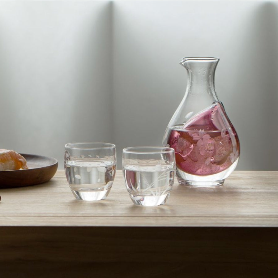 Toyo Sasaki Sakura Cold Sake Set - MASU