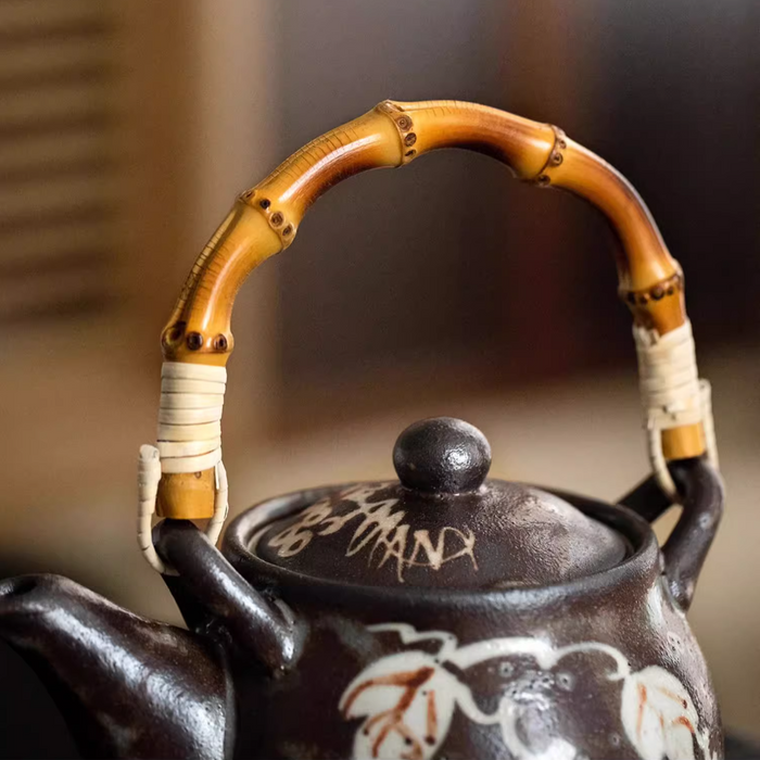 Shino Ware Haruaki Tea Set - MASU