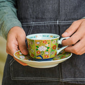Mino Ware Handcrafted Kachofugetsu Tea Cup Set - MASU