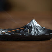 Sakasa Fuji Handcrafted Tin Incense Holder - MASU