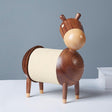 Handcrafted Animal Shaped Wooden Adjustable Toilet Roll Dispensers - MASU