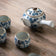 Japanese Handcrafted Blue Sakura Tea Sets - MASU