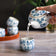 Japanese Handcrafted Blue Sakura Tea Sets - MASU