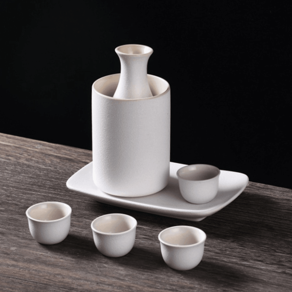 Japanese Style Ceramic Sake Sets - MASU