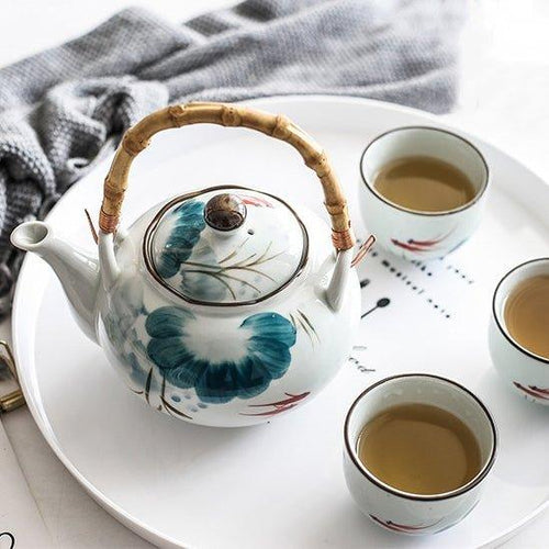 Japanese Ceramic Goldfish Tea Sets - MASU