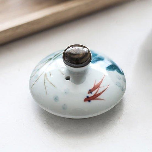 Japanese Ceramic Goldfish Tea Sets - MASU