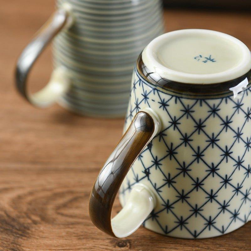 Japanese Handcrafted Ceramic Pattern Themed Tea Cups - MASU