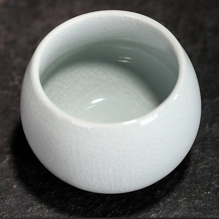 Oriental Handcrafted Ceramic Rounded Tea Cup Set - MASU