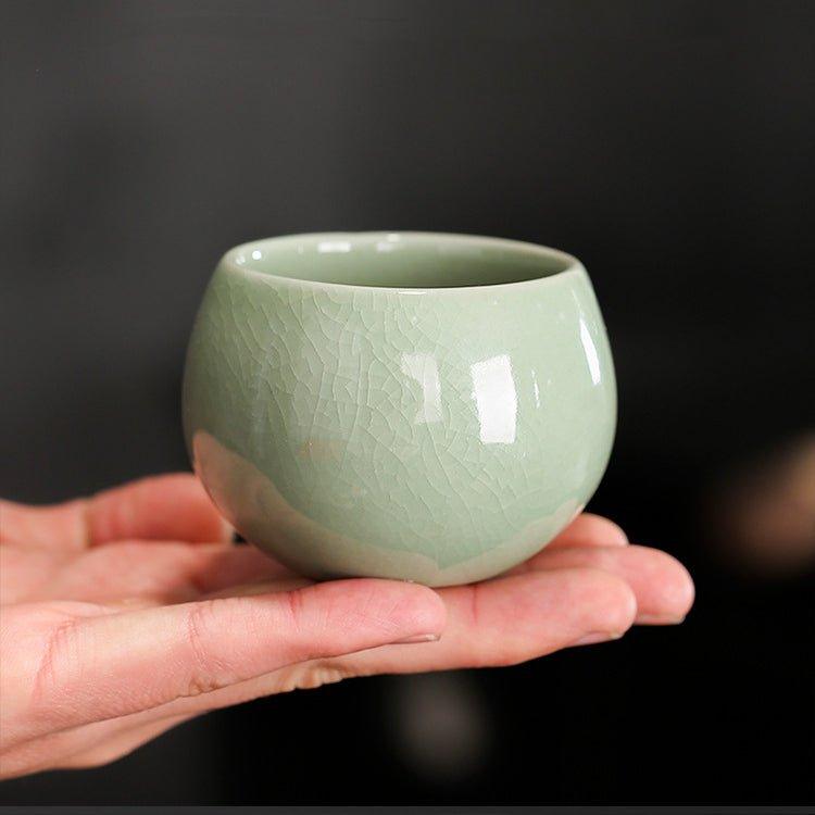 Oriental Handcrafted Ceramic Rounded Tea Cup Set - MASU