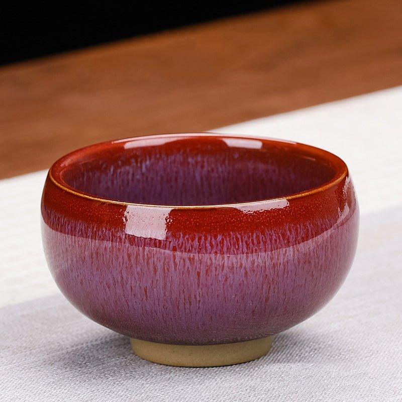 Handcrafted Ceramic Gloss-Glazed Chinese Kung-Fu Tea Cup Set - MASU