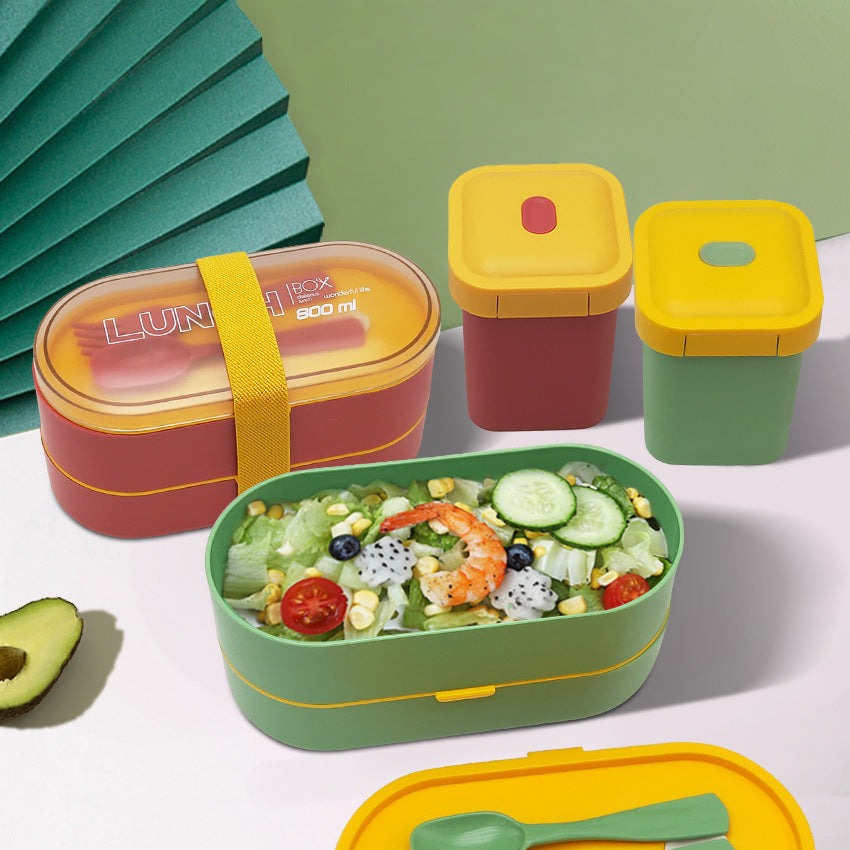 Double Layered Outdoor Bento Box Sets - MASU