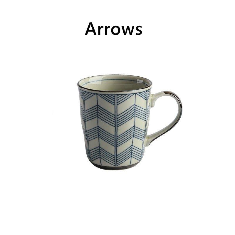 Japanese Handcrafted Ceramic Pattern Themed Tea Cups - MASU