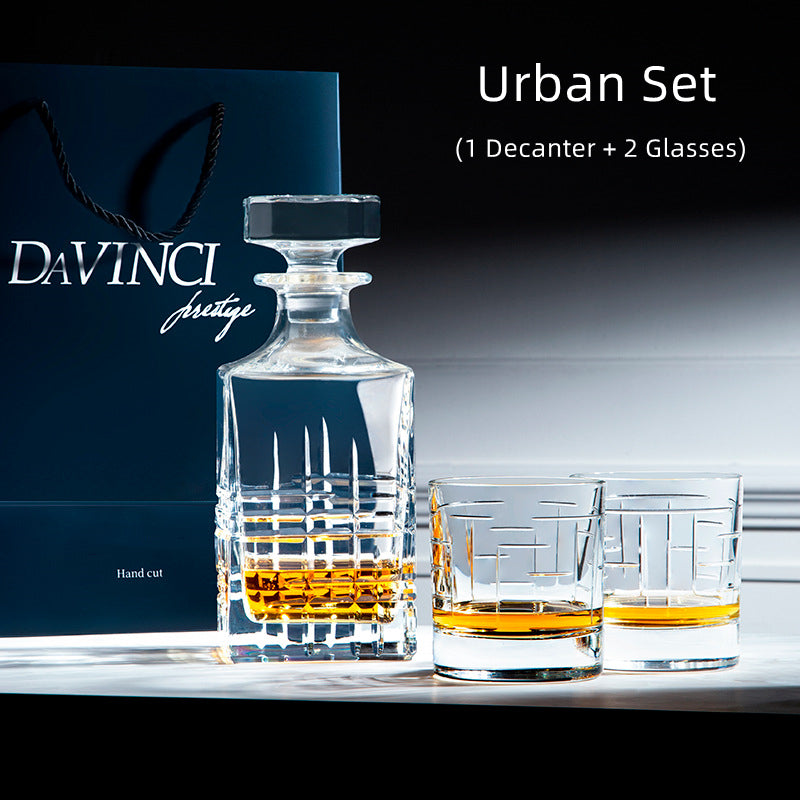 Davinci Italian Whisky Glasses With Decanter Sets - MASU