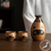 Japanese Ceramic Tanuki (Raccoon) Sake Set - MASU